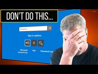 Why you should NEVER login to Windows with a Microsoft Account!