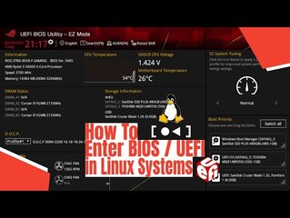 How To Enter BIOS / UEFI in Linux Systems