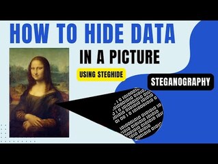 How to hide data inside a picture(steganography)