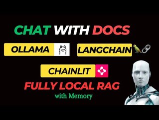 Google Gemma Fully LOCAL RAG ChatBot using Ollama|LangChain|Chainlit|Chat with Docs #ai #ollama #llm